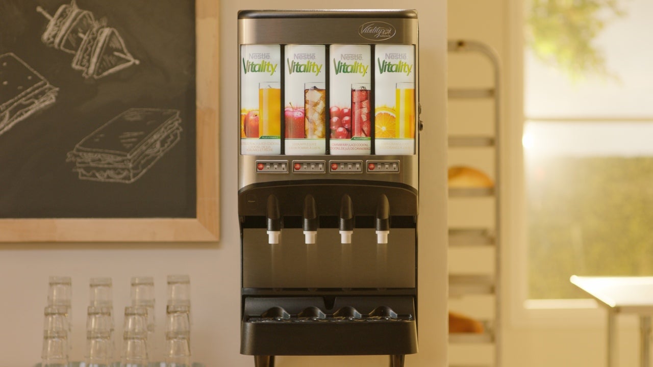 Nestlé Vitality Juices du distributeur Vitality Express